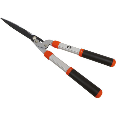 Forbici per siepi con manici fissi in alluminio impugnatura antiscivolo lama da 21 cm al carbonio