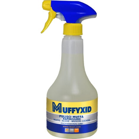 Antimuffa spray Muffyxid elimina muffa/muschio/alghe 500 ml per interno ...