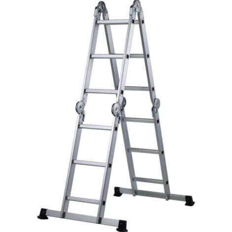 Sidex Multiprof scala multiposizione in alluminio 4 elementi x 3 ...