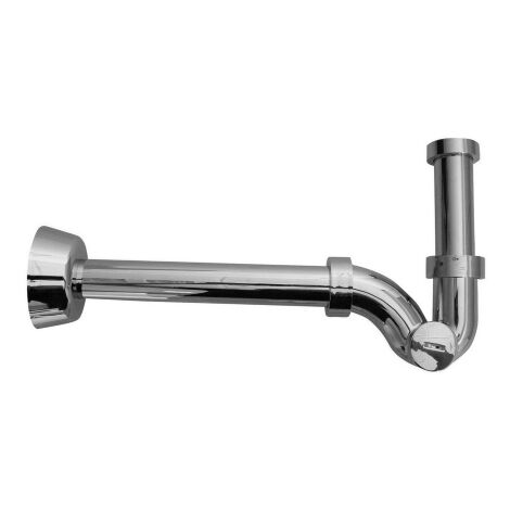 Bonomini sifone ad S Royal in abs cromato senza piletta 1" 26x250mm con ...