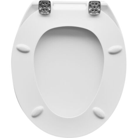Sedile WC coprivaso per Durolux vaso Atlantico bianco 42-44 x 37 cm ...