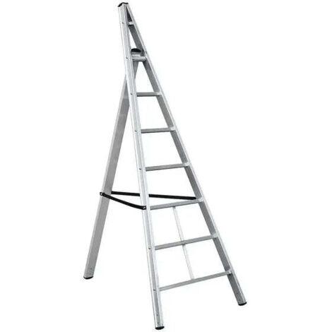 Scala agricola triangolare in alluminio Trittika 10 gradini h 333 cm ...