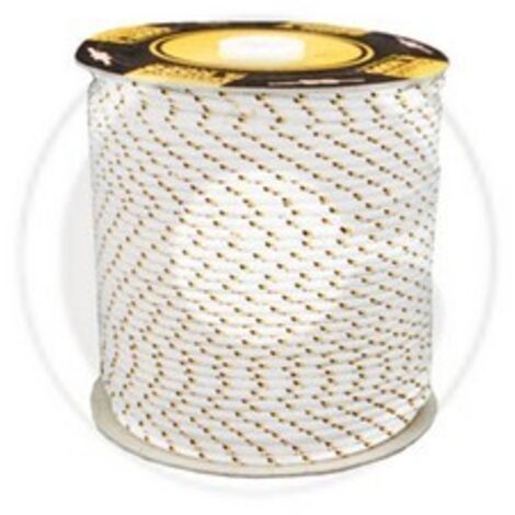 1 mt fune corda cordino treccia in nylon da 10 mm intrecciata nautica ...