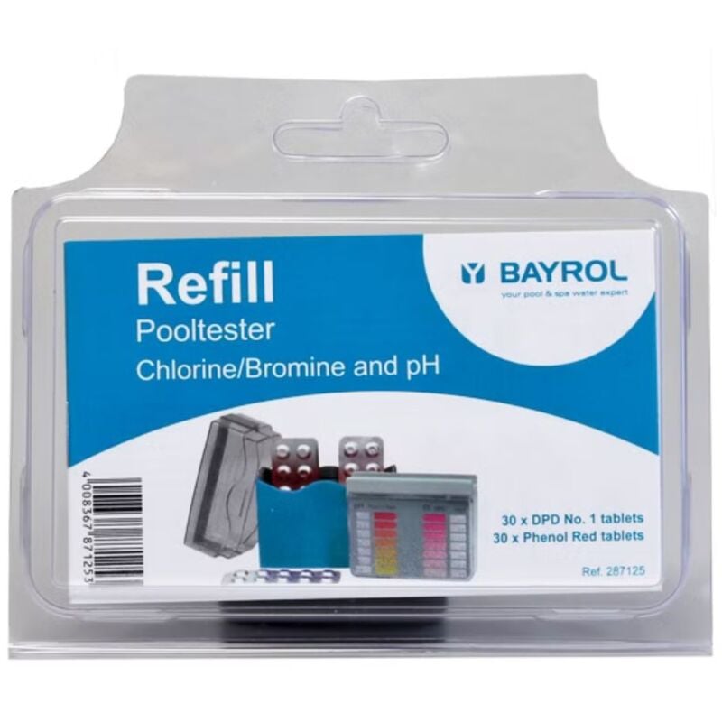 Bayrol Pool-Tester Nachfüllpackung Chlor/Brom/pH
