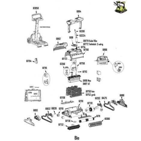 Netzteil Wochen-Timer Dolphin BIO S Poolreiniger 9995678-ASSY