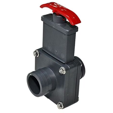 PVC Absperrschieber 38 x 38 mm