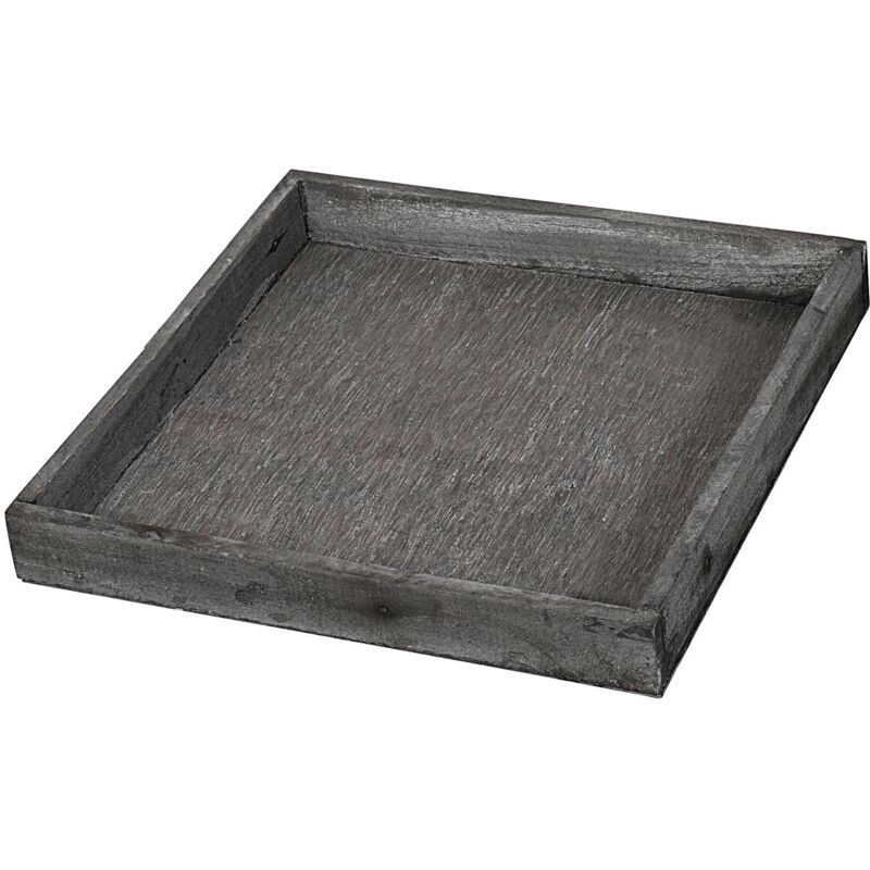 Tablett Holz 30x30x4cm