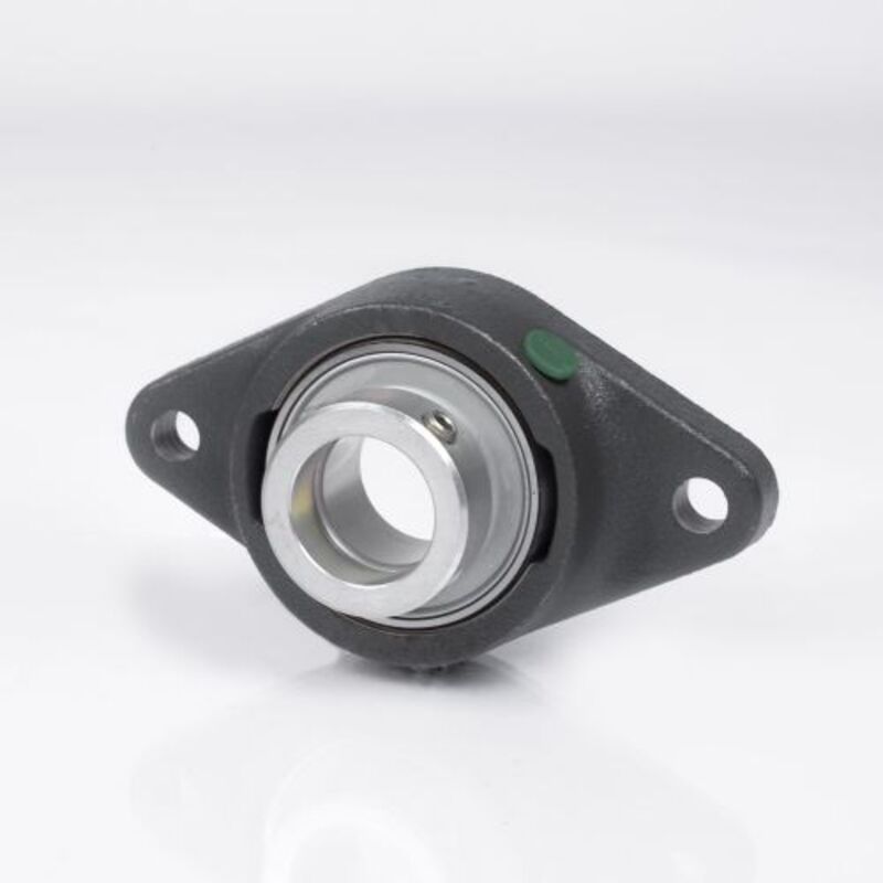 Flanschlager-Gehäuseeinheit AELFL209 45 mm oval