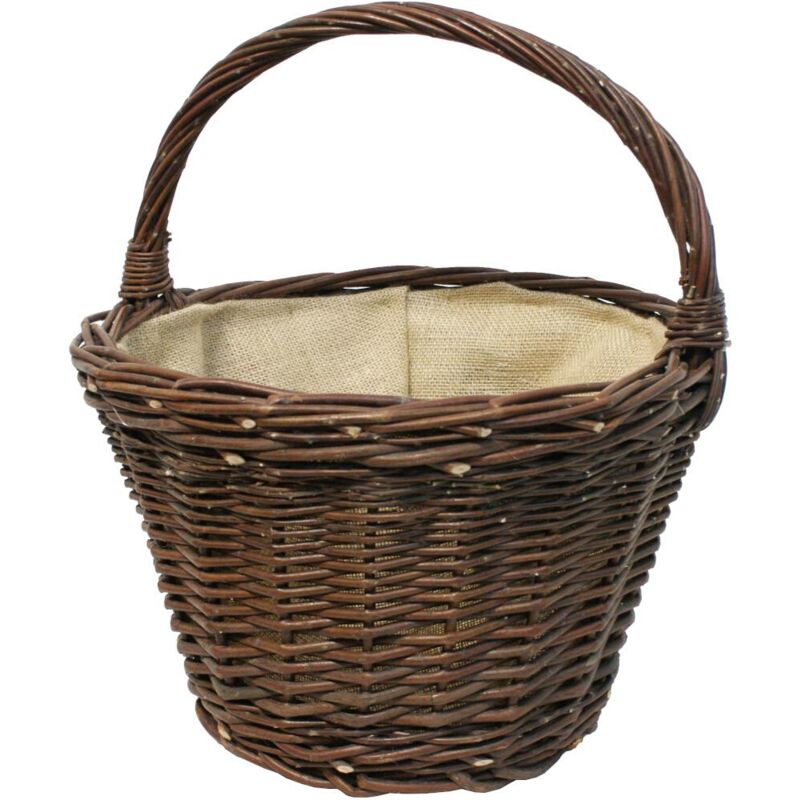 Weidenkorb mit Jute Ø 40 x 27 cm