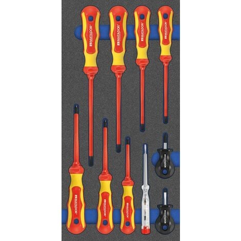 MTS Schraubendreher VDE, 10-tlg., (1/3