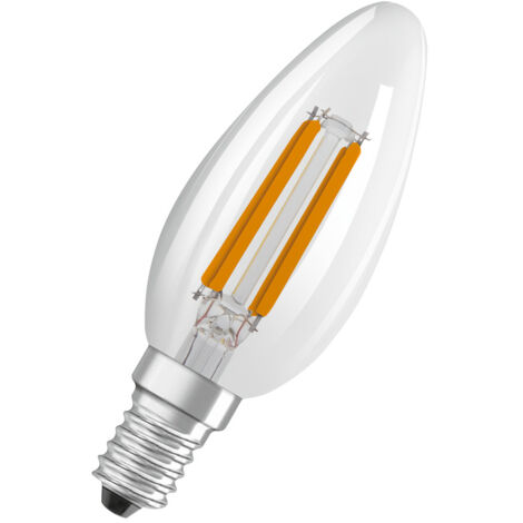 OSRAM LED Filament Kerze ULTRA EFF E14 2,5W 470lm 2.700K klar