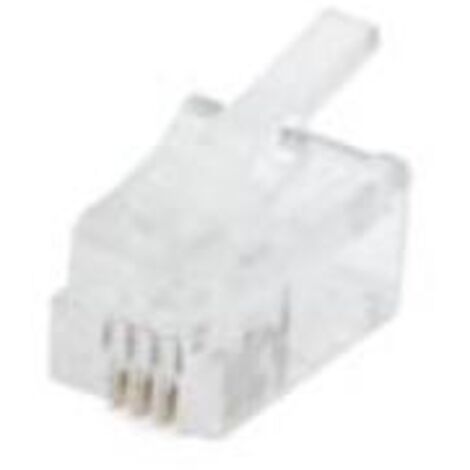 WESTERN-MODULAR-STECKER RJ10 4P4C