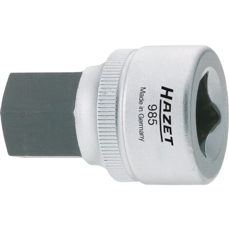 Schraubendreher-Steckschlüsseleinsatz 985-17 ∙ 1/2 Zoll (12,5 mm) Vierkant hohl ∙ Innen ...