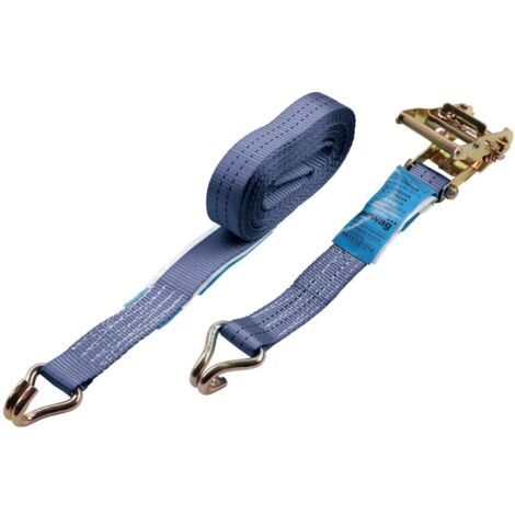 Zurrgurt 2-teilig 50 x 8000 mm Ratsche und Rundhaken LC 2500 daN