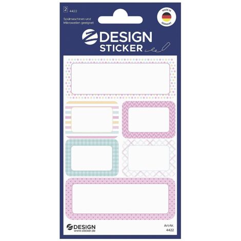 Haushalts-Etiketten "Muster" 4422