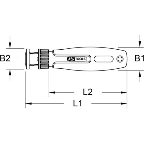 Handgriff für flexible Ratschenringmaulschüssel