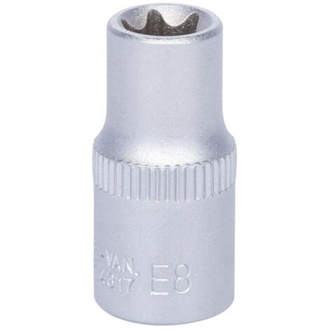 1/4" Torx-E-Stecknuss, E8