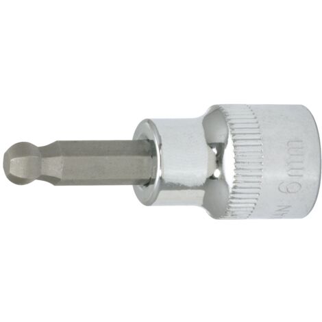 KS-Tools 918.3873 3/8" CHROME+ Bit-Stecknuss Inn