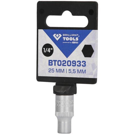 1/4" Sechskant-Stecknuss, 5,5 mm