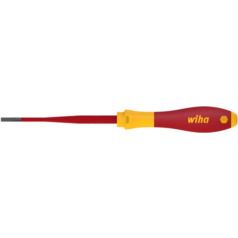 Wiha Schraubendreher SoftFinish® electric slimFix Schlitz 3,5 mm x 100 ...