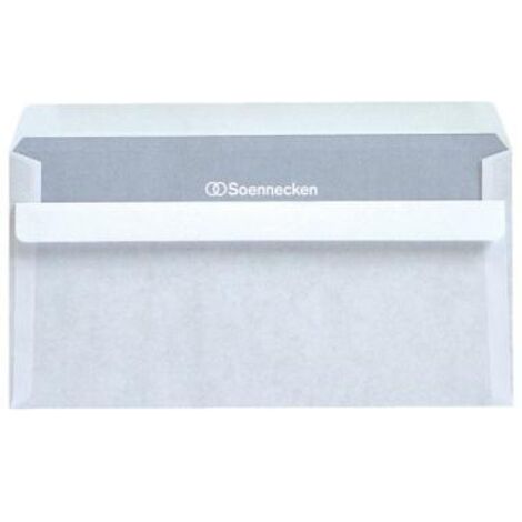 Briefumschlag DIN lang 220 x 110 mm (B x H) ohne Fenster 75g/m² mit ...