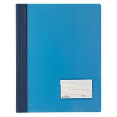 Schnellhefter DURALUX® TRANSLUZENT DIN A4 Überbreite PVC blau