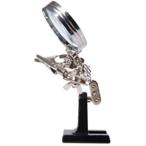 DRITTE HAND MIT LUPE