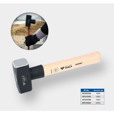 Fäustel mit Hickory-Stiel, 1000 g