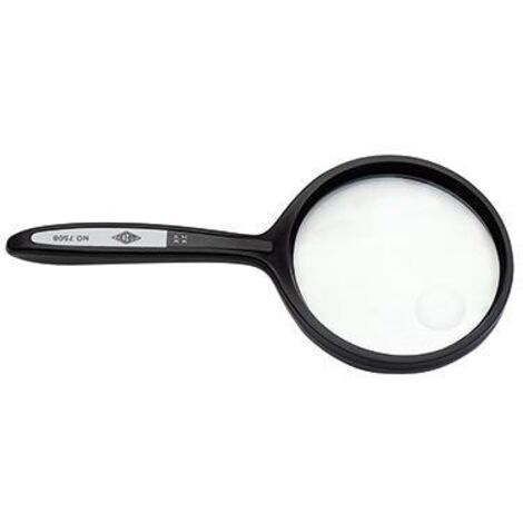 Lupe ® 2-fach 15,2 x 1,2 x 7 cm (B x H x T) Kunststoff schwarz