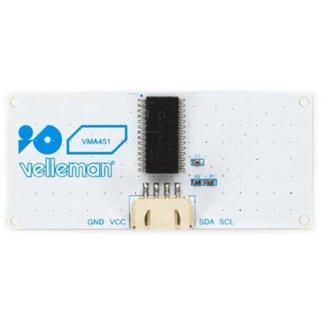 I²C 8x16 LED MATRIX PANEL FÜR ARDUINO® - BLAU