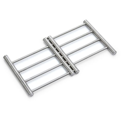 Topfuntersetzer, ausziehbar, Edelstahl