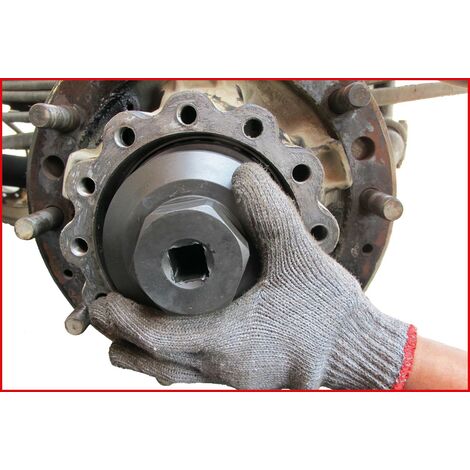 3/4" Nutmuttern-Schlüssel mit 6 Zapfen für Mercedes und MAN