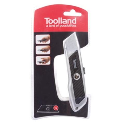 CUTTER MIT AUTOMATISCH EINZIEHBARER KLINGE - METALLGEHÄUSE