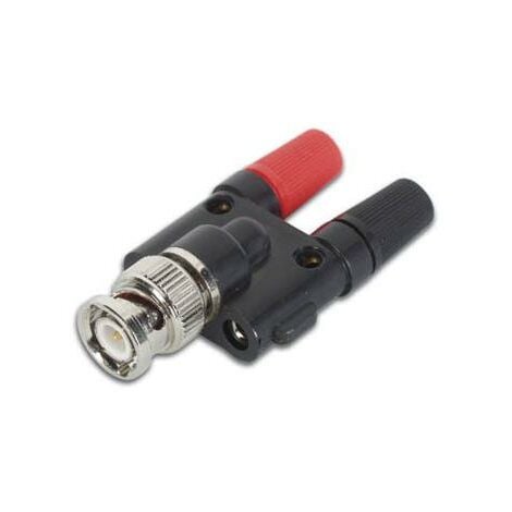 BNC-STECKER AUF 2x 4mm BANANENKUPPLUNG