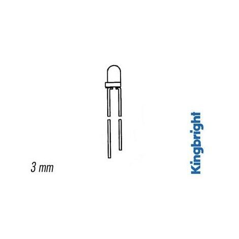 BLINKENDE LED - GRÜN DIFFUS - 3 mm
