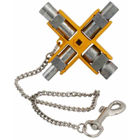 Steckschlüssel Universal-Cabinet-Key mit 11 Funktionen