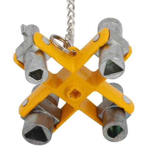 Steckschlüssel Universal-Cabinet-Key mit 11 Funktionen