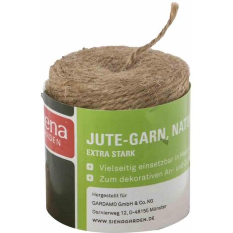 Jute Garn,Länge: 50 m, Breite: 4,5 mm, natur