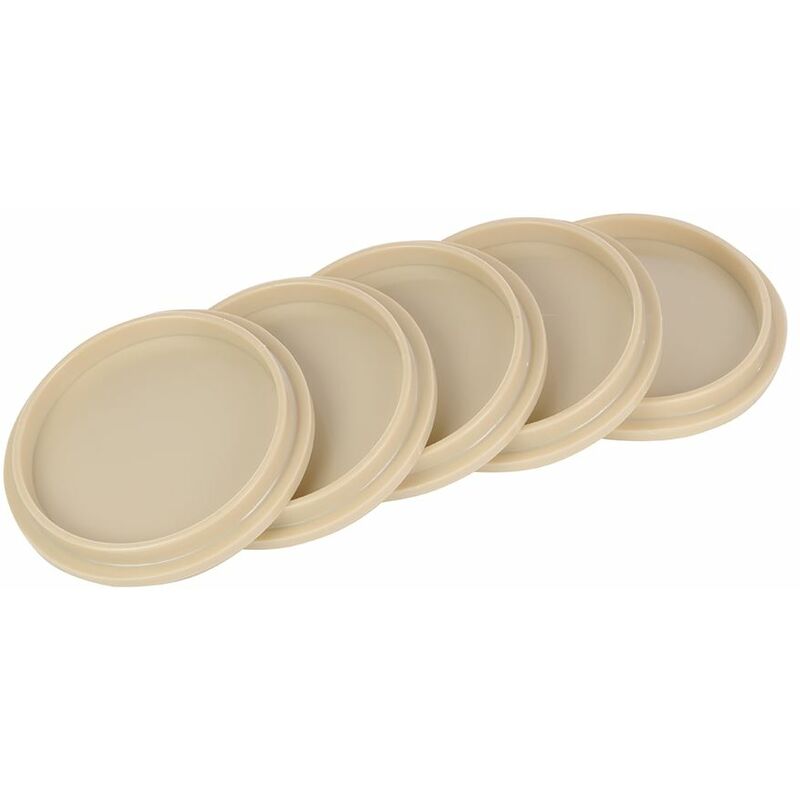 Silverline Solid Board Access Covers 5pk - 110mm