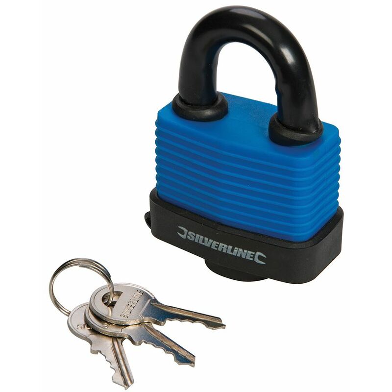 Silverline Weather-Resistant Padlock - 60mm
