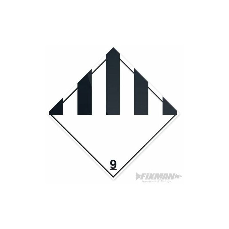 Class 9 Dangerous Goods Sign - 250 x 250mm