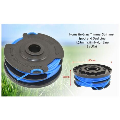 Homelite Grass Strimmer Trimmer Spool and Dual Line 1.65mm x 8m