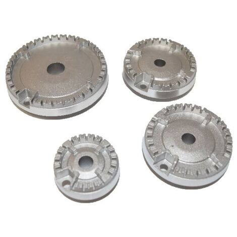 Universal Cooker Hob Gas Burner Base 4 Piece Set