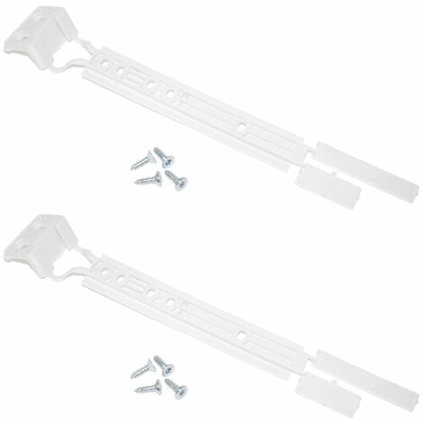 2 x Universal Integrated Sliding Door Hinge Mounting Kit