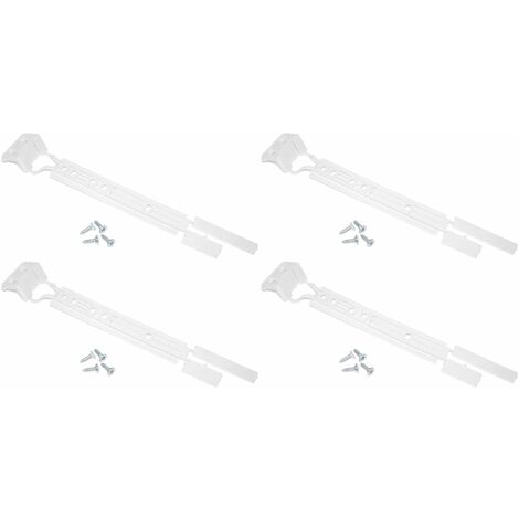 4 x Universal Integrated Sliding Door Hinge Mounting Kit