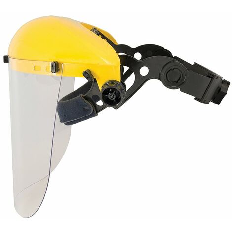 Silverline Polycarbonate Face Shield - Flip-Up