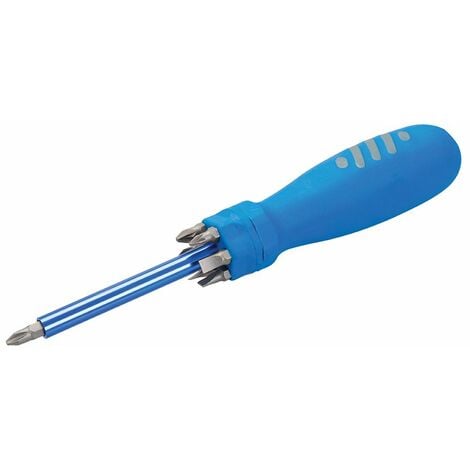 Silverline Multi-Bit Screwdriver with Telescopic Pick-Up Magnet - 7 ...