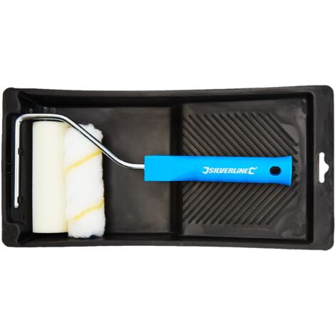 Silverline Mini Roller & Tray Set - 100mm