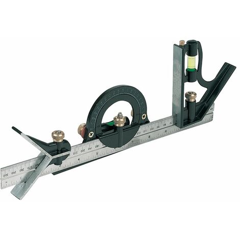 Silverline Combination Square Set - 300mm