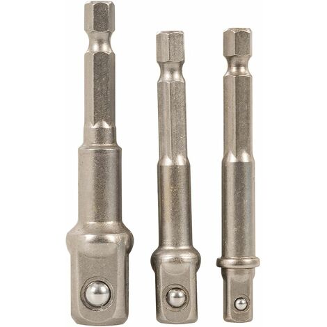 Silverline Socket Driver Set 3pce - 1/4", 3/8" & 1/2"